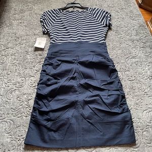 Laundry by Design | Dresses | Laundry By Design Navy Blue Striped Dress ...